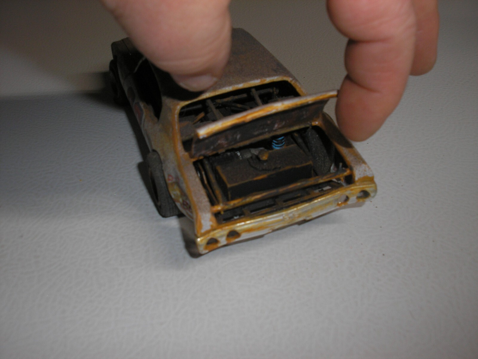 1/24 Custom RUSTY WEATHERED 1970's Chevy Chevelle Race Car for Junkyard ...