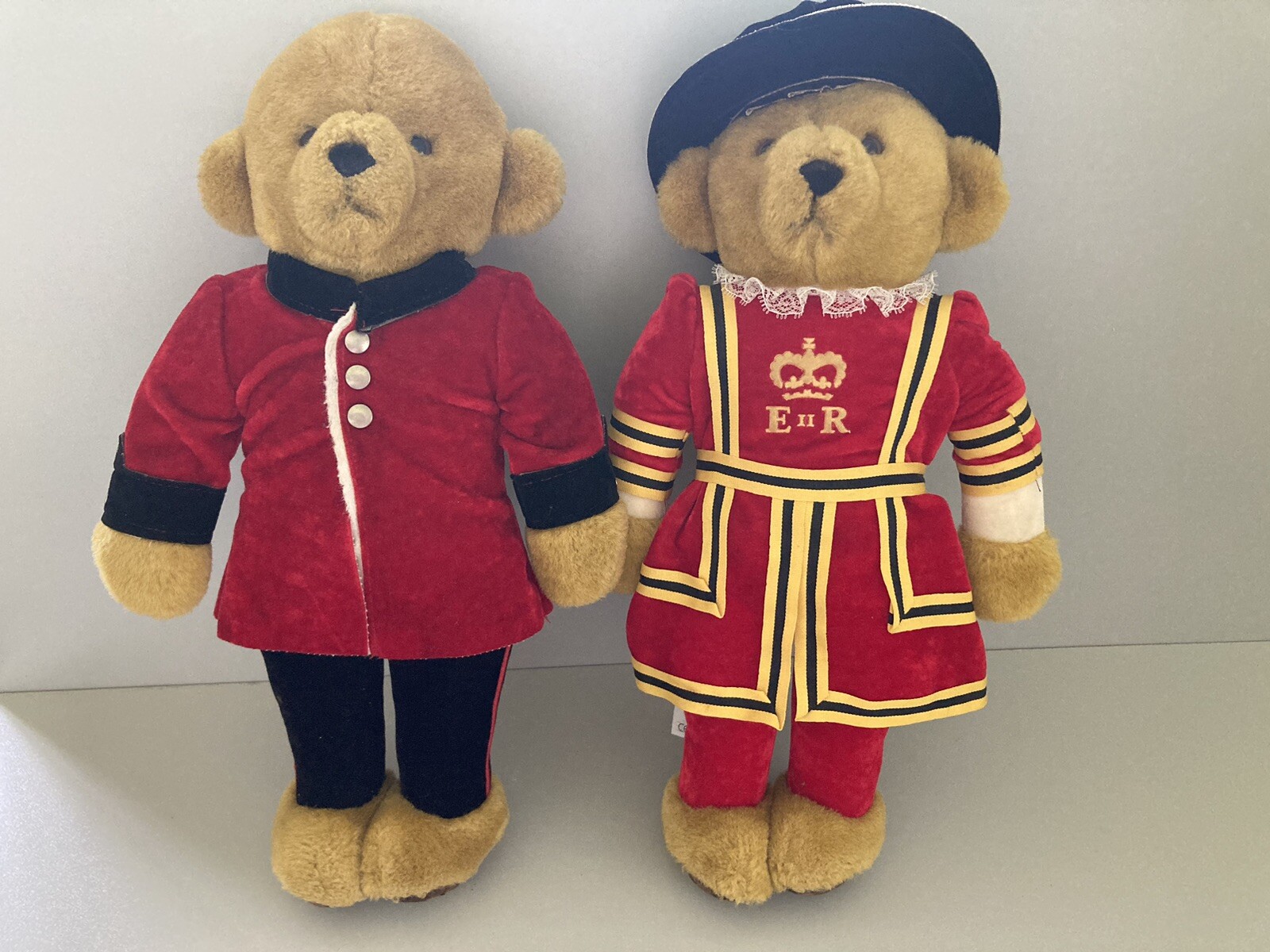 PAIR of Merrythough Ironbridge Shropshire Royal Guard Plush Bears ...