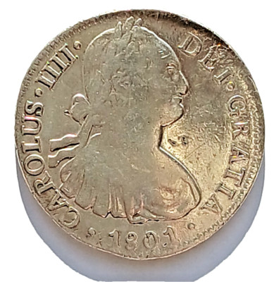 1801 Carolus IIII dei gratia coin Mexico 8 reales | eBay