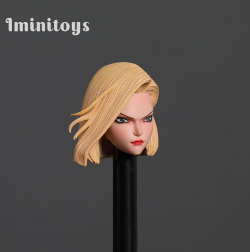 Iminitoys 1/12 M004A Android 18 Anime Girl Head Sculpt For 6'' Action ...
