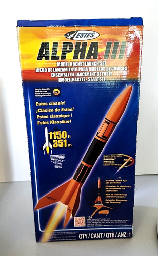 Estes Rockets - Alpha III Rocket Launch Set, E2X | eBay