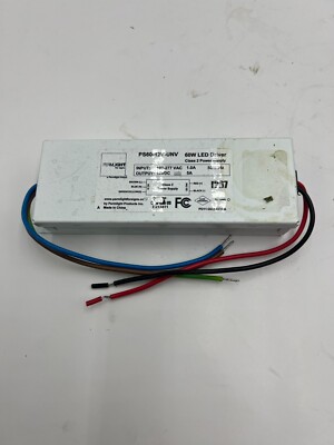 PermLight PS60-12V-UNV 60W LED Driver Class 2 Power Supply 50/60Hz 100 ...
