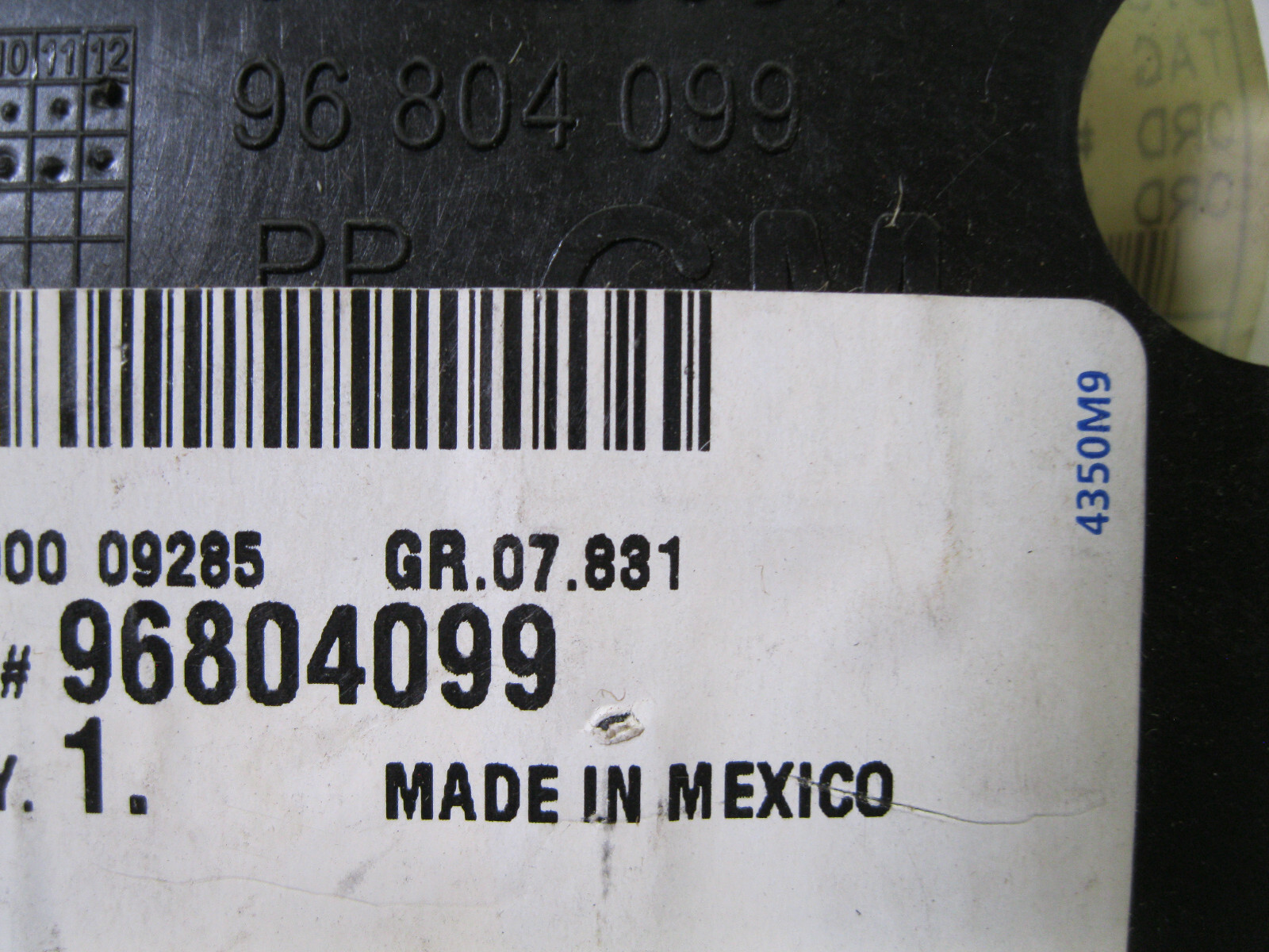 GM OEM Grille Radiator-cover Support Panel Left 96804099 for sale ...