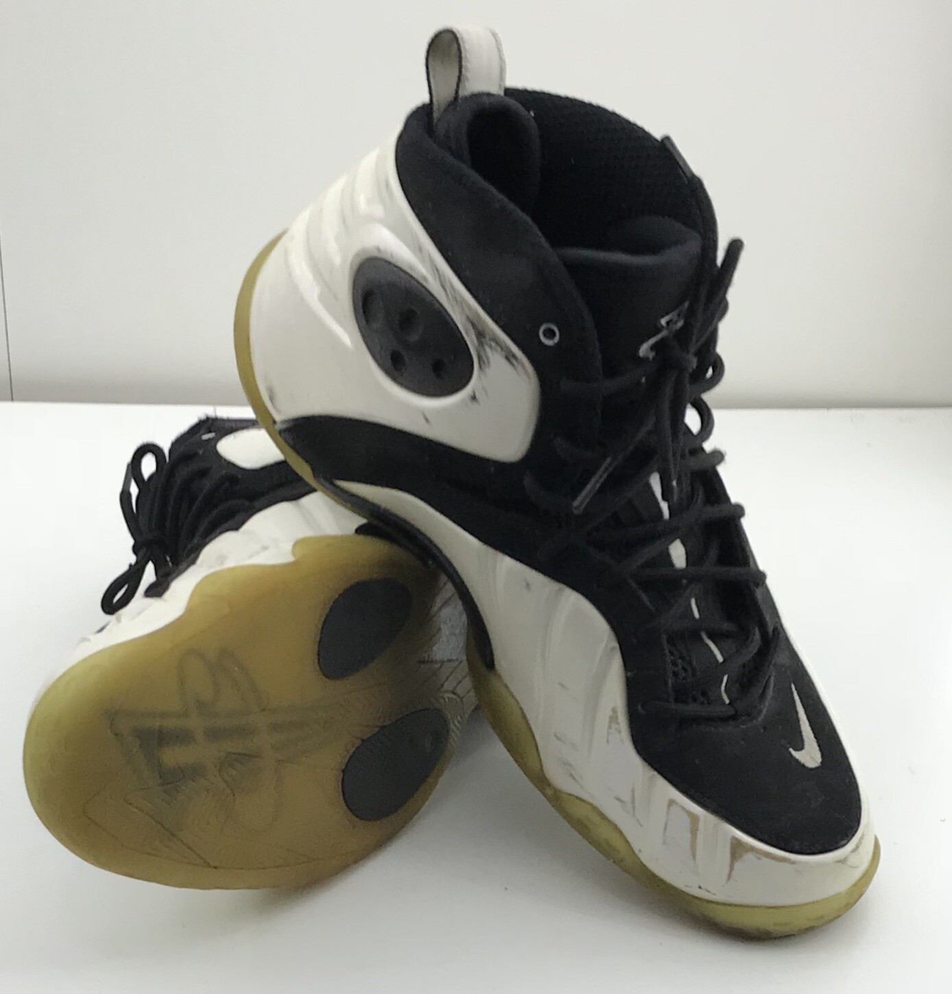 NIKE AIR ZOOM ROOKIE Pearl White Black 472688-100 Men… - Gem