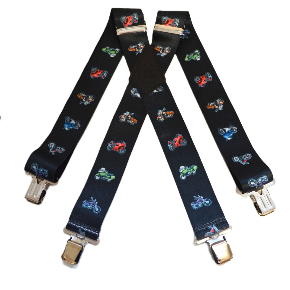 Men's Work Trouser Braces 2" Wide Heavy 50+ Designs - One Size Fits All ...