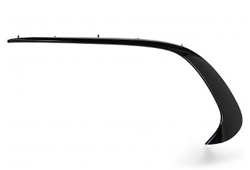 NEW MB A W176 AMG FRONT BUMPER LEFT GLOSS BLACK FLICK A1768854900 ...