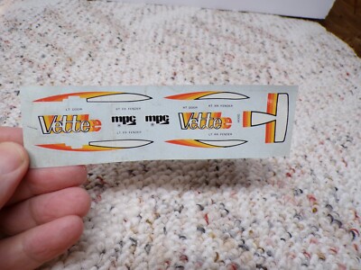 MPC Model Kit Decal Sheet Vette #18-3217-006 Vette S-2-81 BB | eBay