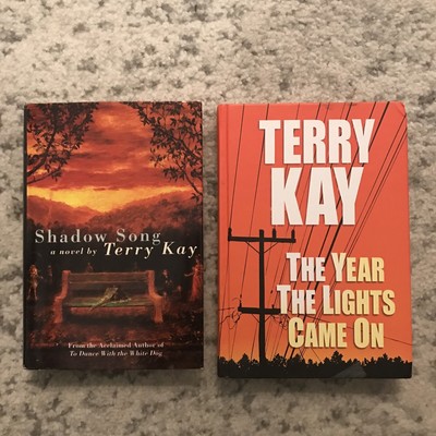 Lot of 2 Terry Kay Large Print Books Shadow Song & The Year The Lights ...