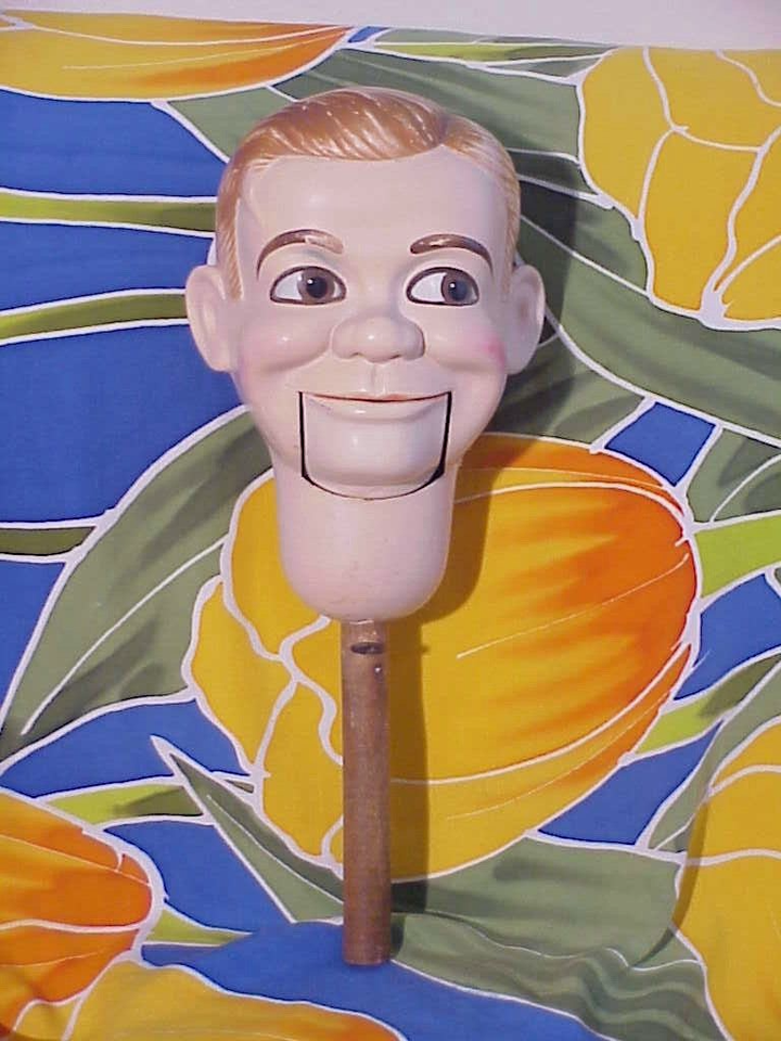 Paul Winchell JERRY MAHONEY 32" Ventriloquist Dummy Headstick - FOR ...