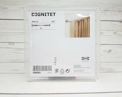 Ikea Dignitet Curtain Wire Stainless Steel 600.752.95 - 197" / 500cm | eBay