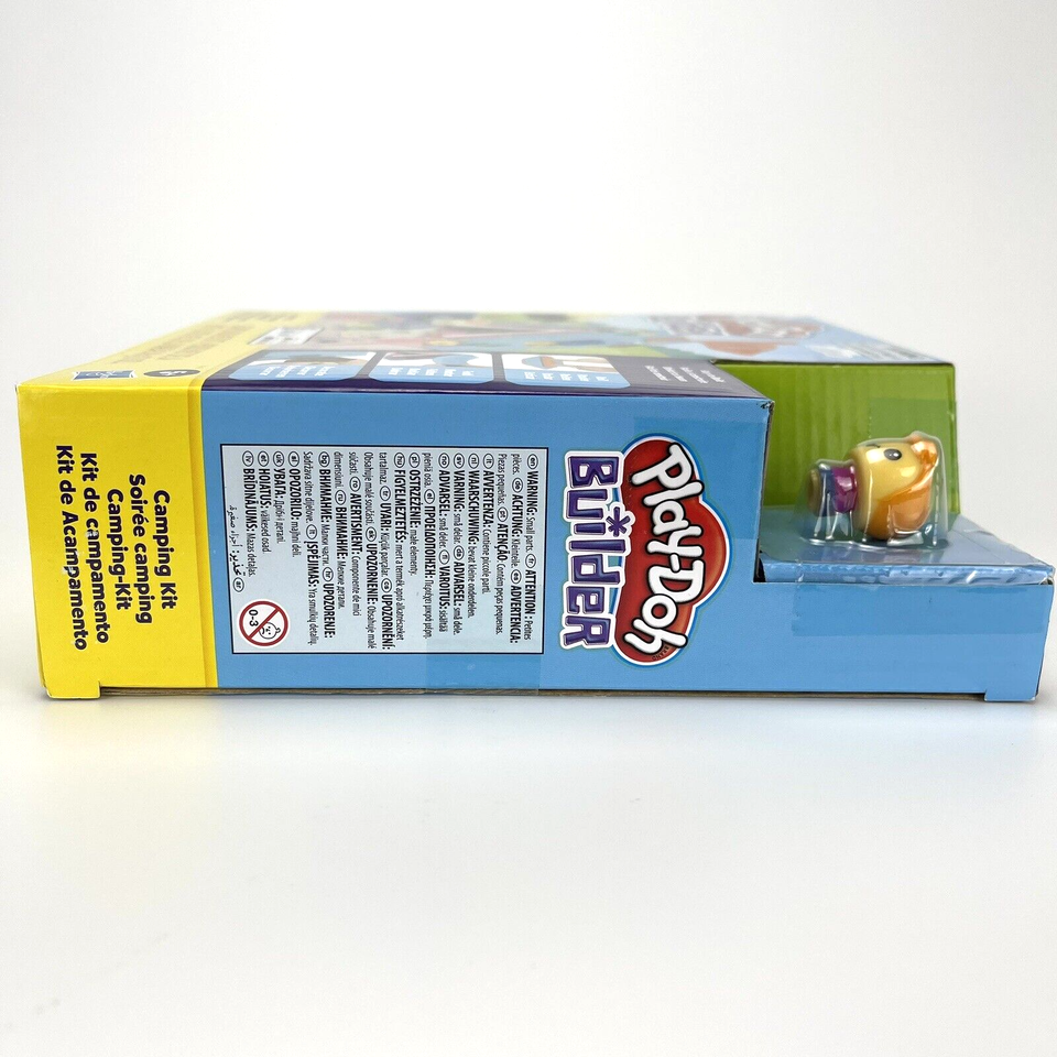 Play-Doh Builder Camping Kit Building Toy for Kids Ages 5+ with 8 Cans ...