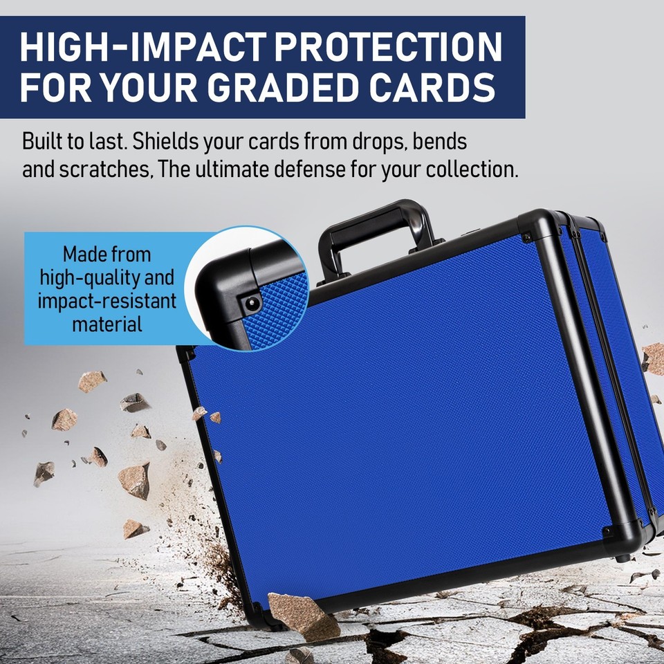 Graded Card Storage Case | Holds Slabs PSA BGS SGC | Trading Card Box ...