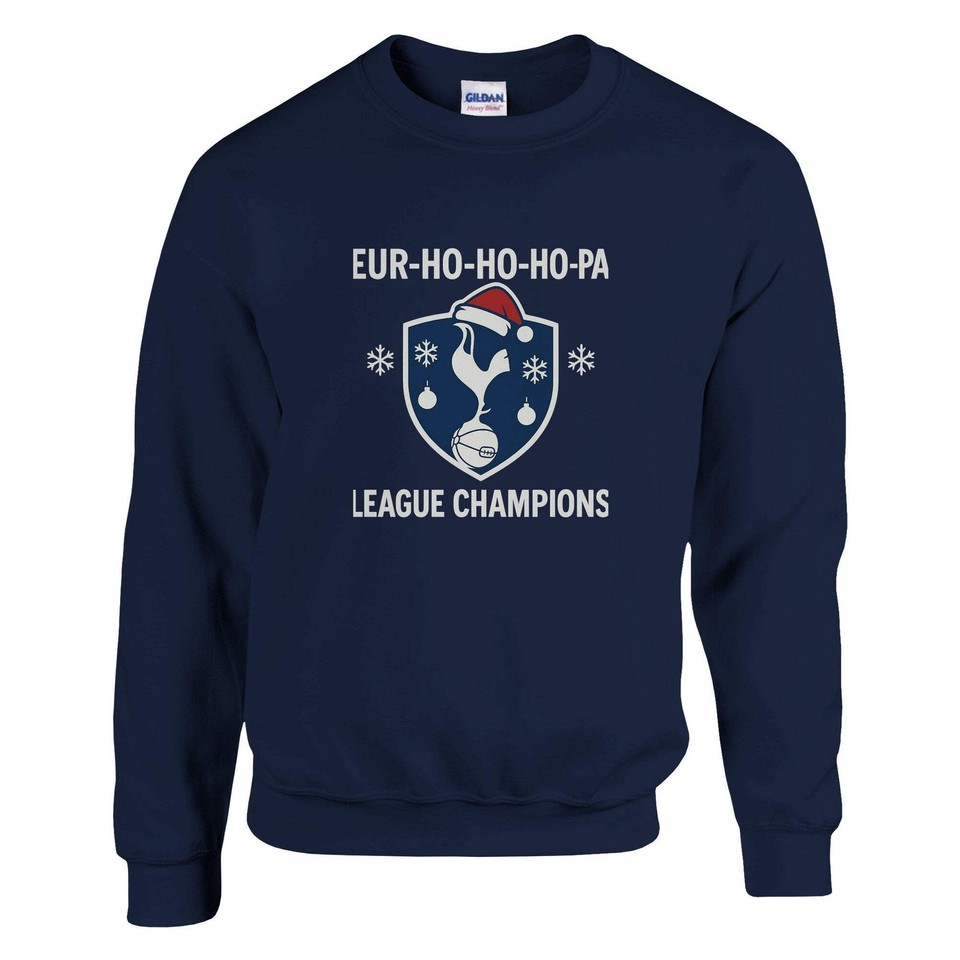 Tottenham Hotspur Christmas Jumper - Celebrate Europa League Win | Gift ...