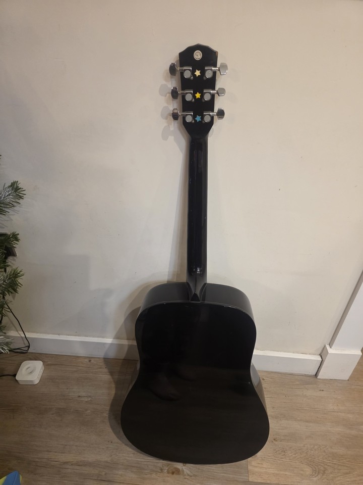 Fender DG-5 Acoustic Dreadnought Guitar Black Finish (JF128M) | eBay UK