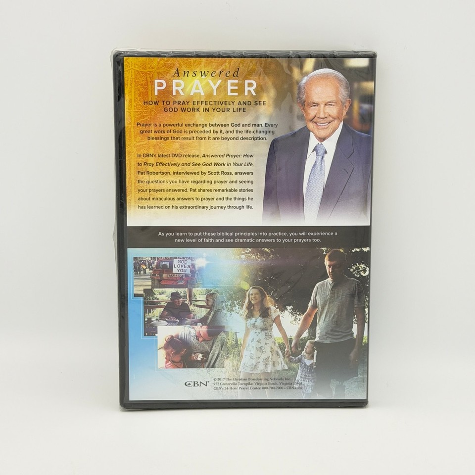 Answered Prayer DVD 2017 Pat Robertson Scott Ross Christian Teaching ...