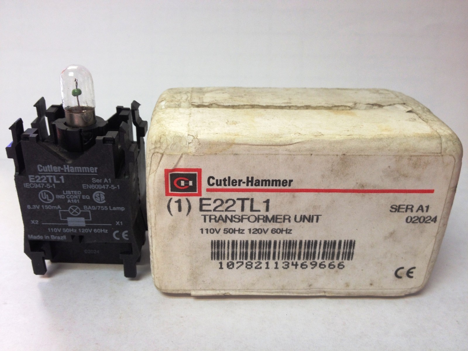 Cutler Hammer E22TL1 Transformer Unit 110V 50Hz 120V 60Hz | eBay