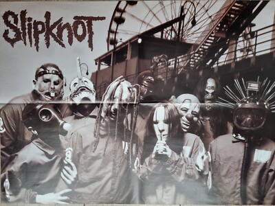 RARE! Slipknot - Poster from 2001, 22 x 16 in. (55 x 40 cm) - MINT ...