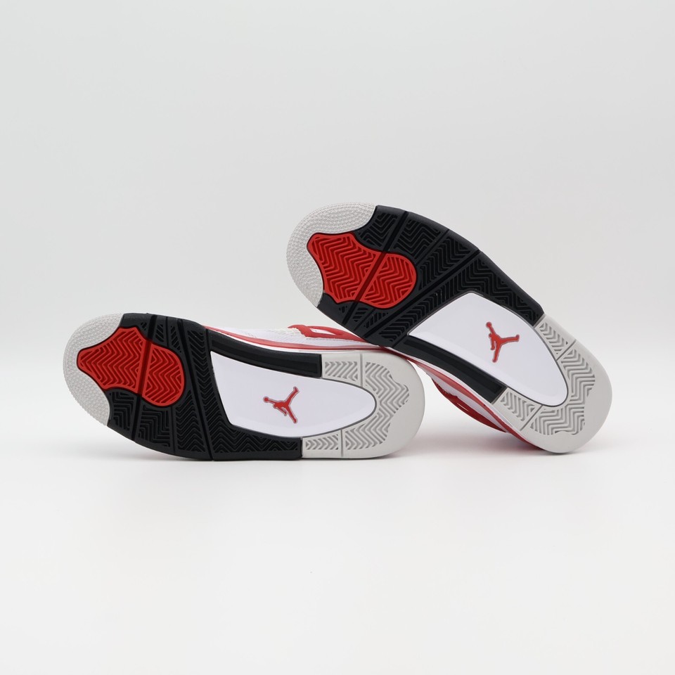 408452-161 Nike GS Air Jordan 4 Retro Red Cement | eBay