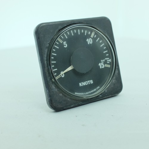 B&G Brookes and Gatehouse SYNCHRO BOAT SPEED Gauge Instrument Display ...