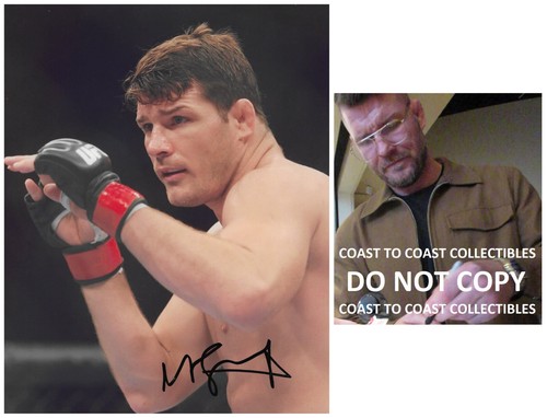 Michael Bisping Signed UFC 8x10 Photo Proof COA Autographed.Mixed ...