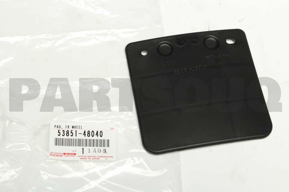 5385148040 Genuine Toyota PAD, FRONT WHEEL OPENING EXTENSION, NO.1 ...