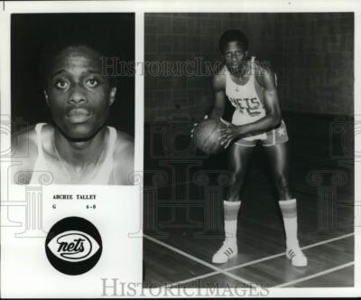 1977 Press Photo Basketball guard Archie Talley, New Jersey Nets ...
