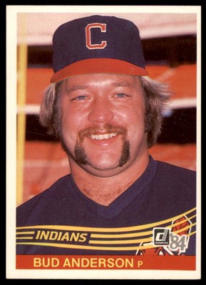 1984 Donruss Bud Anderson Cleveland Indians #590 | eBay