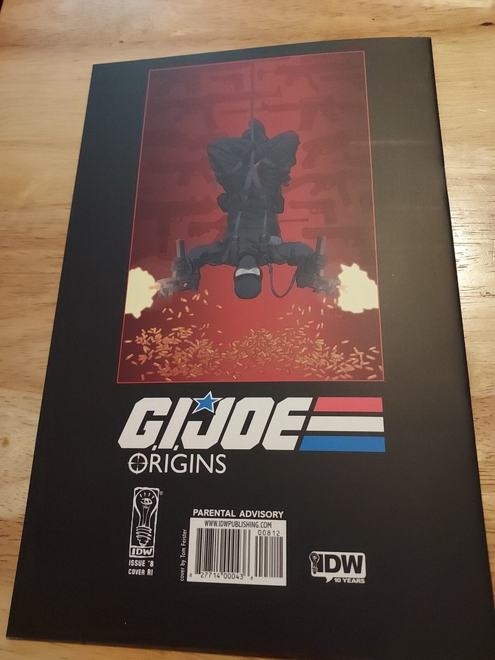 G.I. Joe Origins #8 (2009) 9.4 NM /RI Virgin Varaint Tom Feister Snake ...