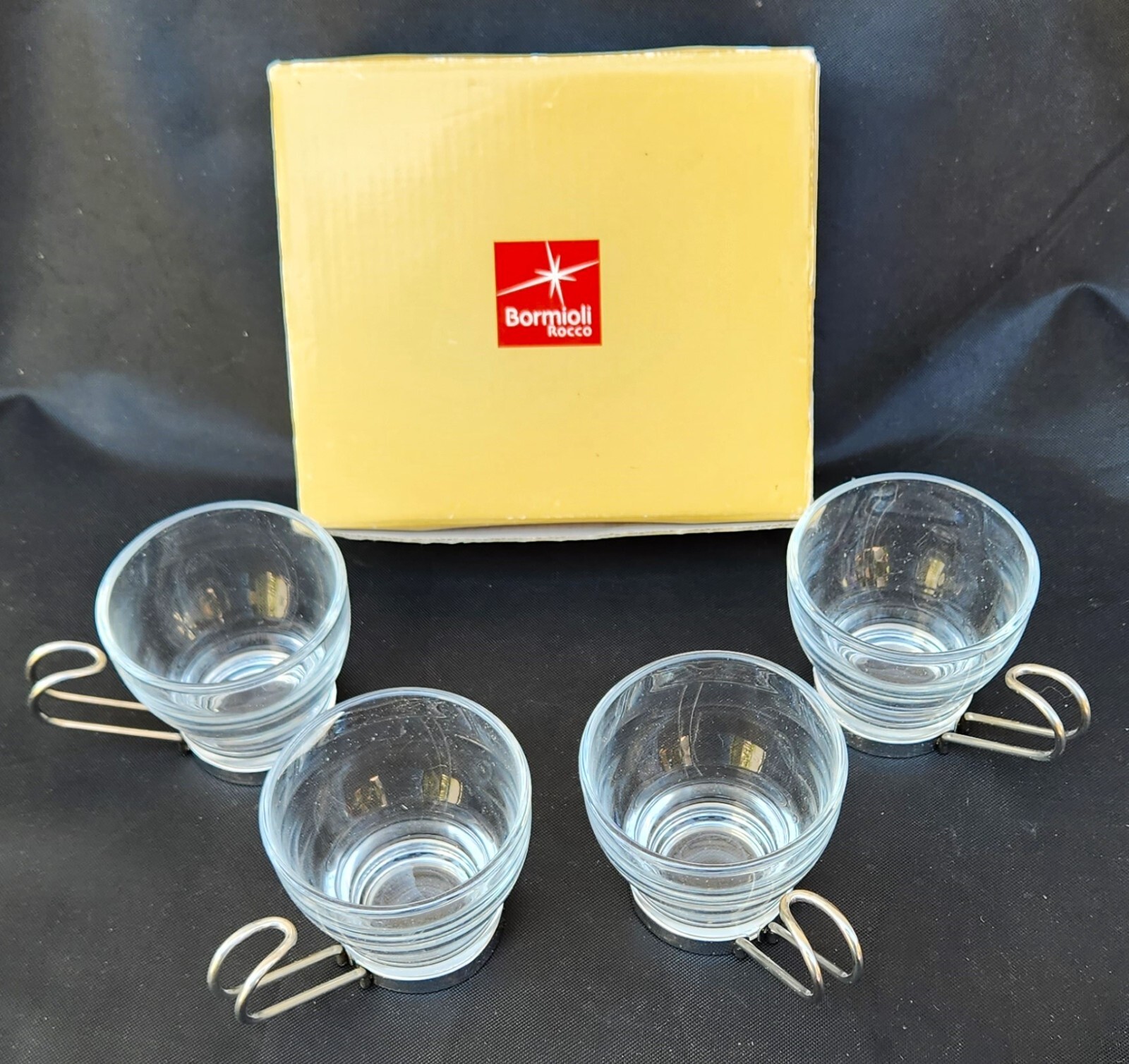 Bormioli Rocco 3.5 oz Verdi Set of 4 Espresso Cups [NIB] (LOCAL PICK-UP ...