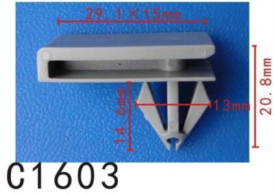 20pcs Fit GM 15221959 Rocker Panel moulding Clip - Autobahn88 | eBay