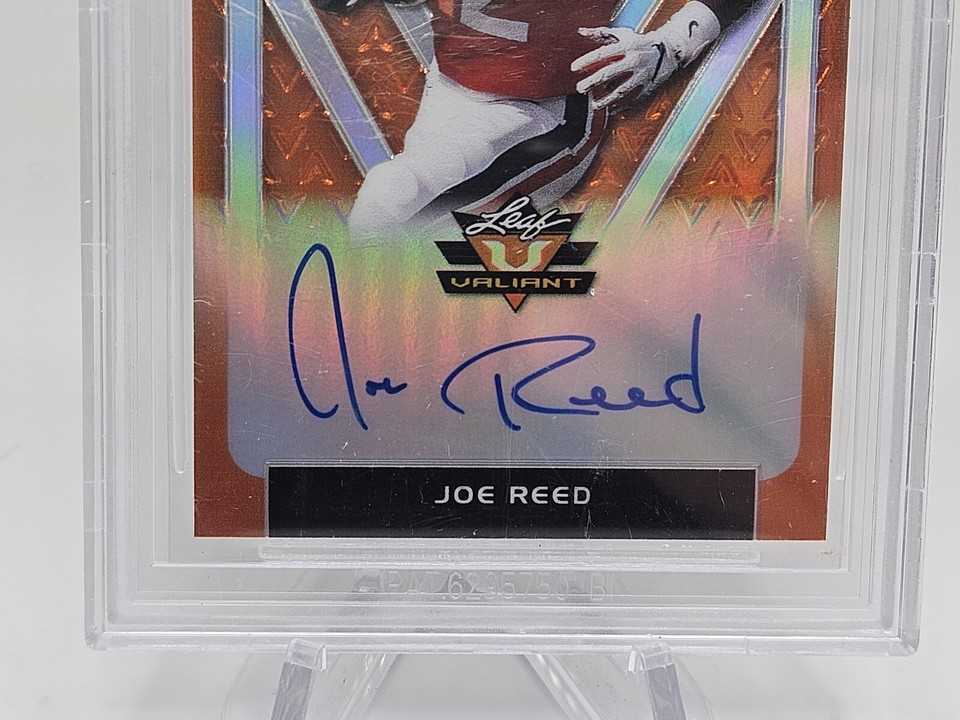 2020 Leaf Valiant BA-JR3 Joe Reed RC Orange RC Auto/50 BGS 9.5 AUTO 10 ...