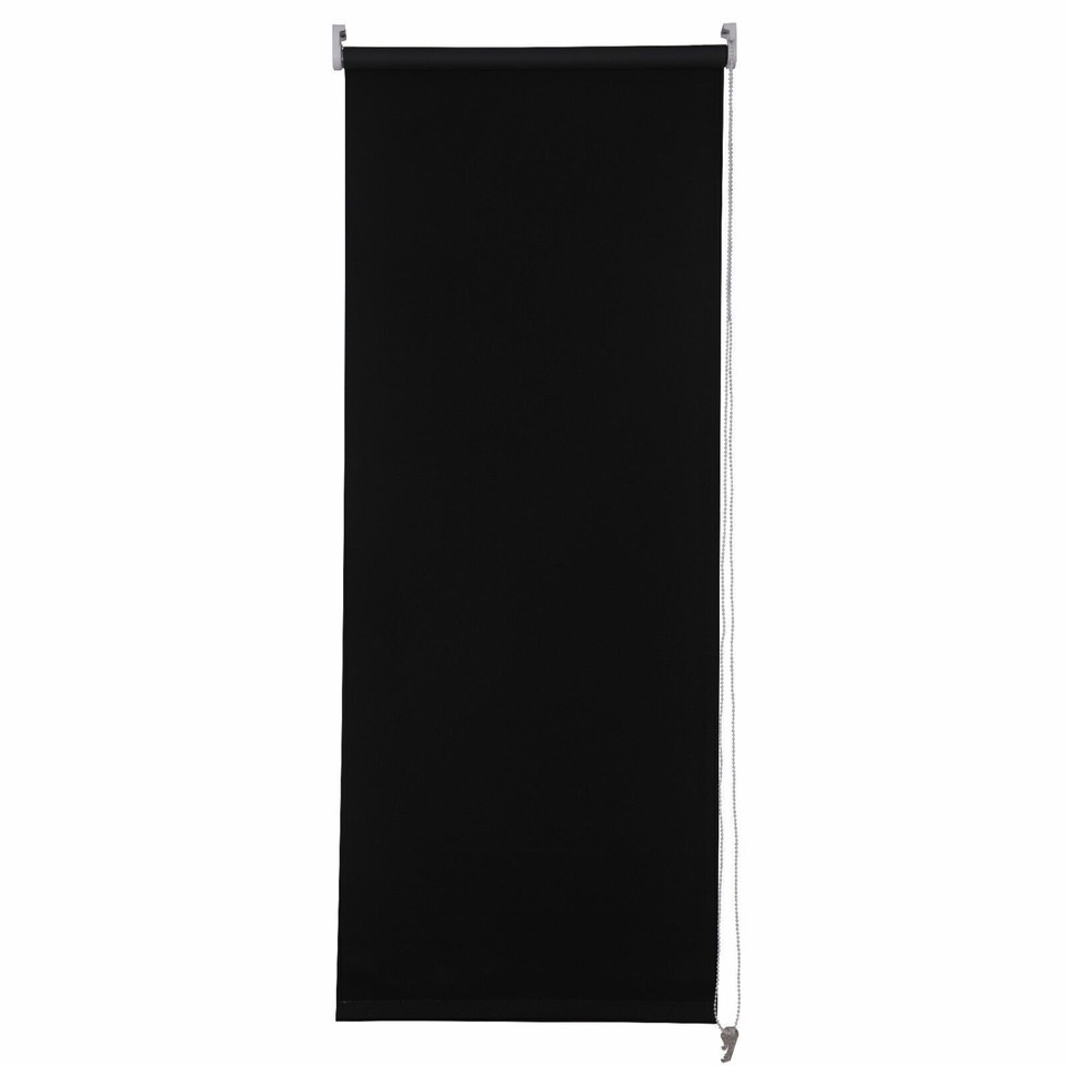 Blackout Roller Blinds Thermal 100% Black out Window Blind Plain Color ...