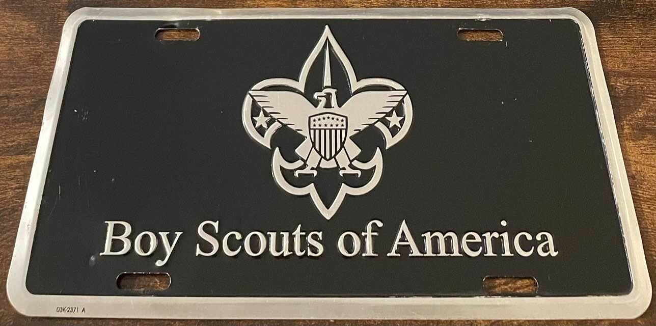 Boy Scouts of America Booster License Plate BSA Eagle Scout Scoutmaster ...