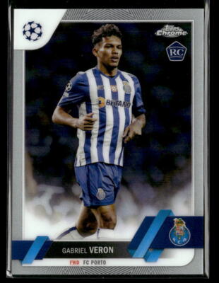 Gabriel Veron 2022-23 Topps Chrome UEFA Club Competitions #76 Rookie ...