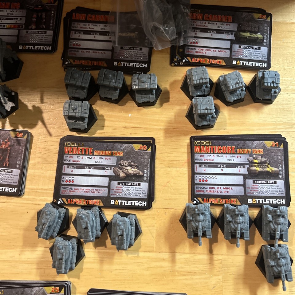 Battletech - Large Selection of Individual Vehicles [Mercenaries ...