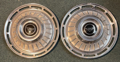 1963 Chevy Corvair Hubcaps Wheel Covers 13" x2 Estate Find | eBay