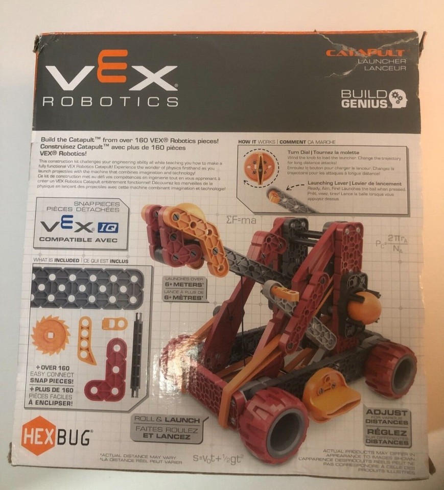 Hexbug Vex Robotics Catapult Launcher Stem Learning Toy w/ Alternative Build NIB | eBay