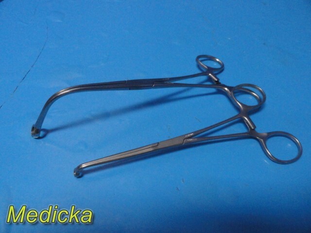 2X V. Mueller CH7950 & CH7952 Javid Carotid Artery Bypass Shunt Clamps ...