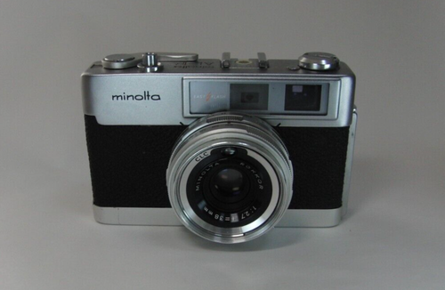 Vintage Minolta AL-F Rangefinder Film Camera with ROKKOR 1:27 38mm From ...