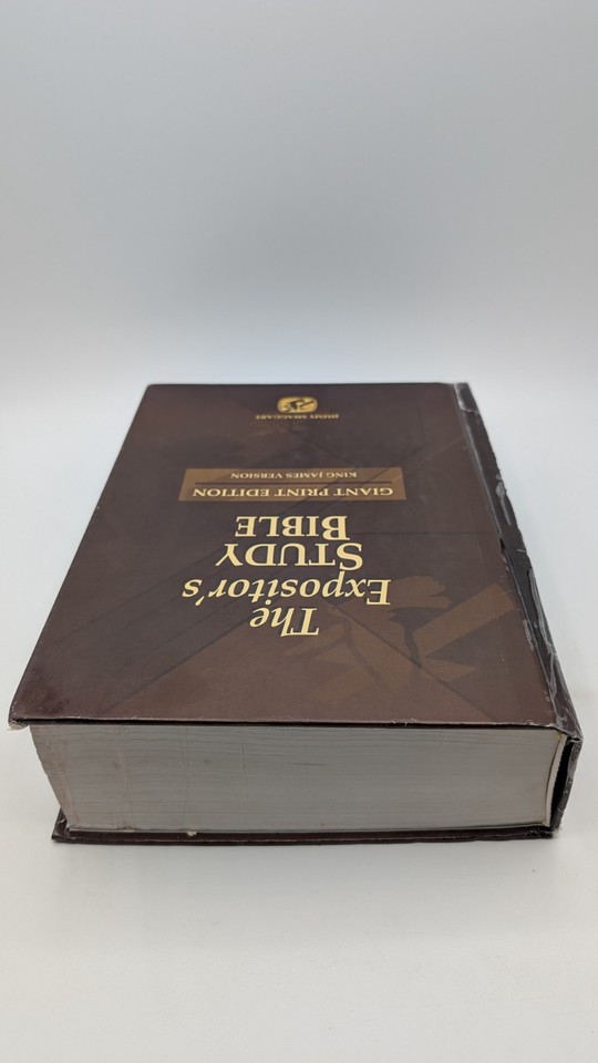 DAMAGE READ The Expositor's Study Bible GIANT PRINT KJV Hardcover Jimmy ...
