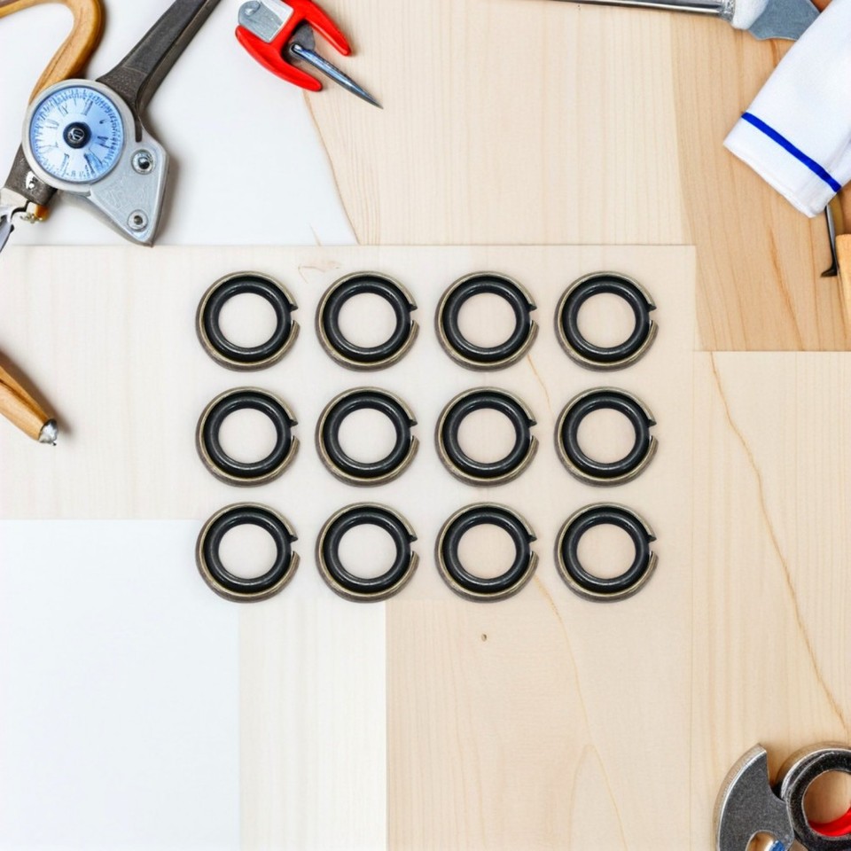 12 Sets Electric Wrench Spring Tool Retaining Hook Pipe Rubber Seal ...