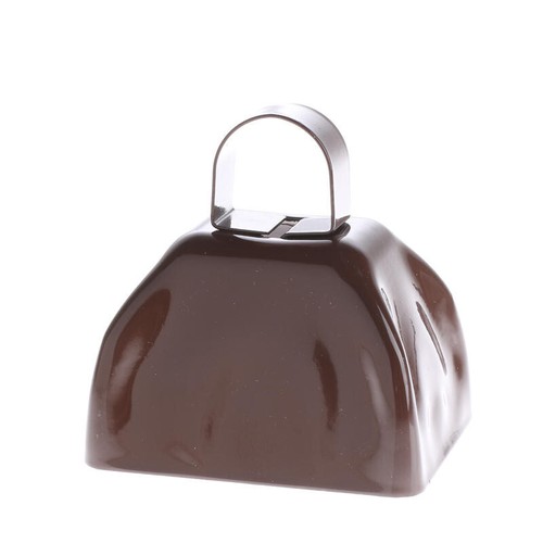 Bulk Lot of 12 Brown Metal 3" Cowbells with Handle for Football Games ...