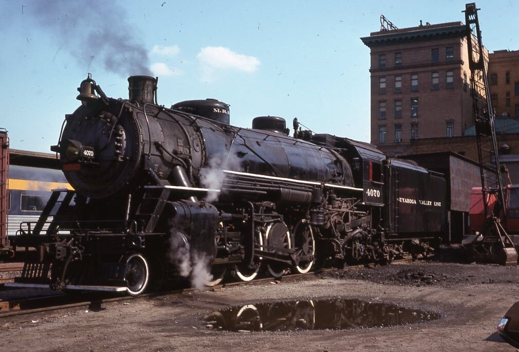 CUYAHOGA VALLEY Railroad Train Steam Locomotive 4070 Original 1975 ...