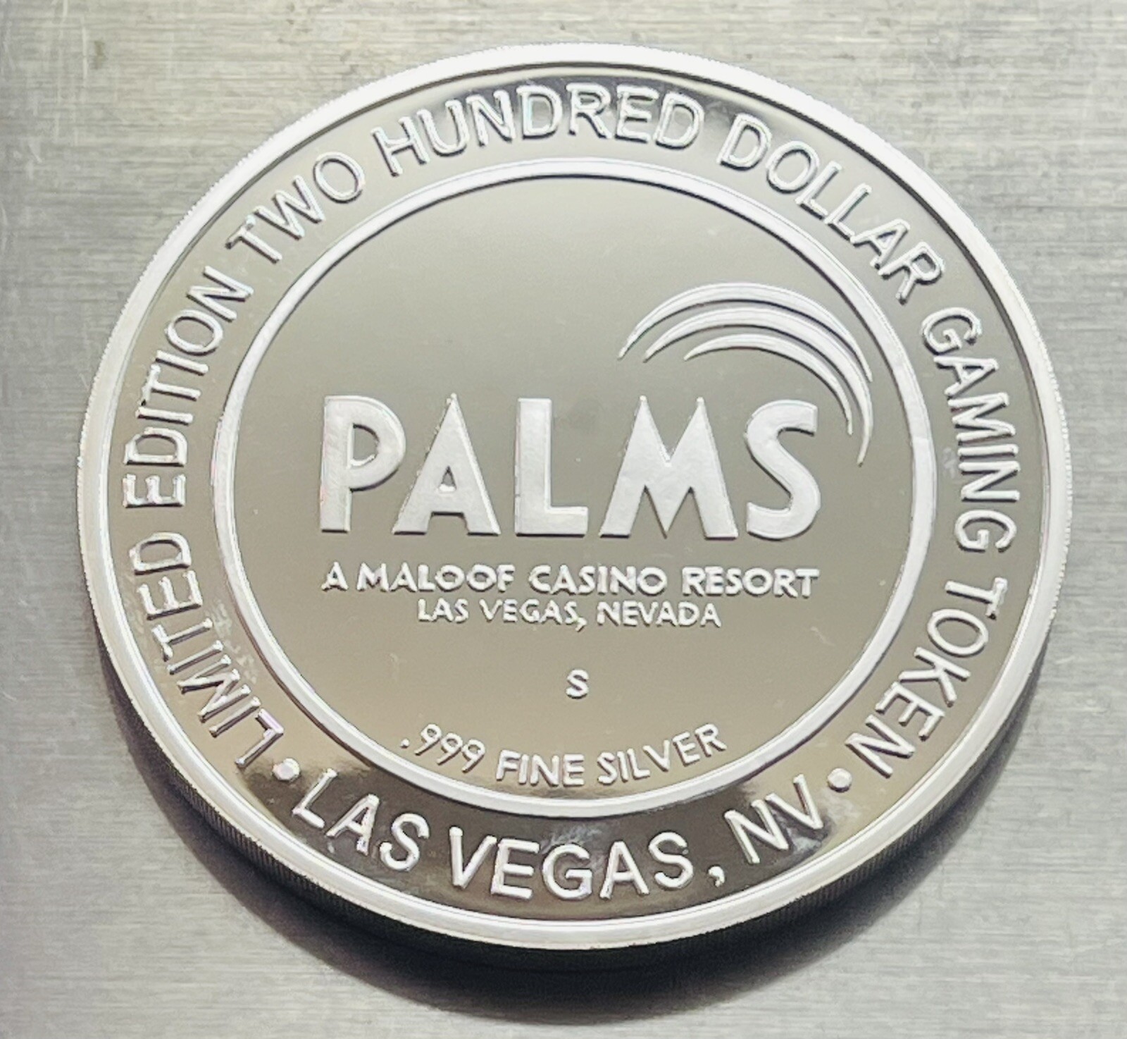 PALMS CASINO RARE .999 SILVER COIN 373.70G LIMITED EDITION - 12.015 ...