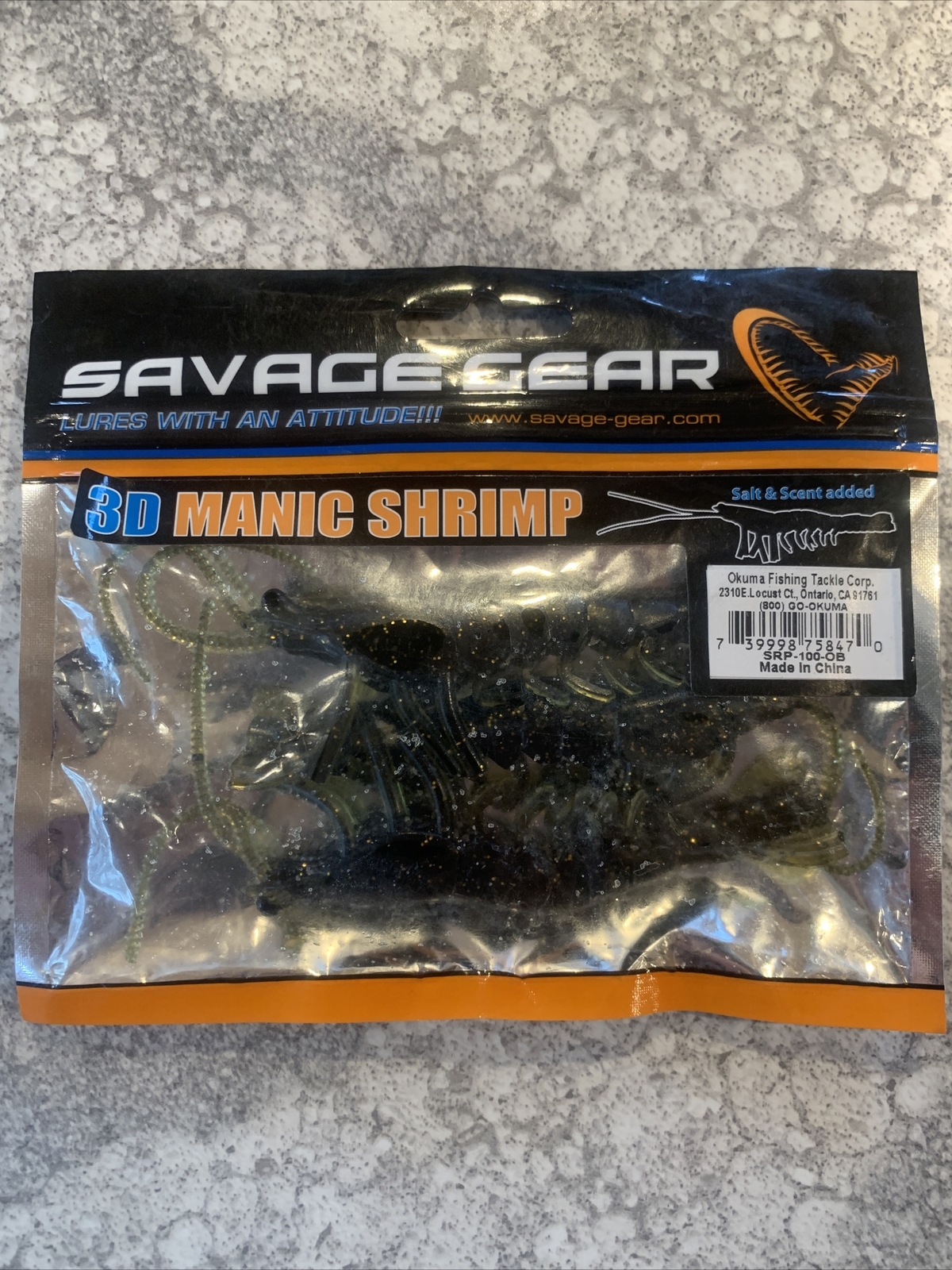Savage Gear 3D Manic Shrimp 4” Olive Brown | eBay