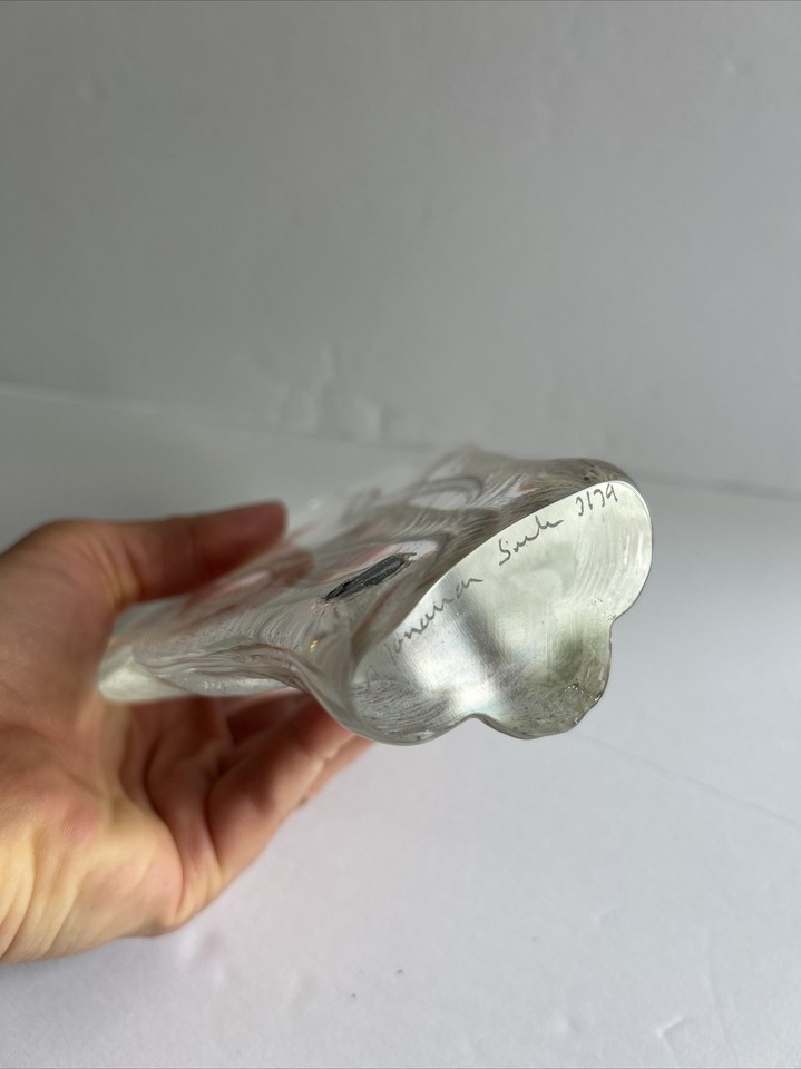 Mats Jonasson Crystal Signed Numbered Elephant Swedish Art Glass ...