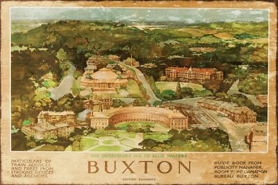 Buxton Travel British Railways Advert Vintage Retro Style Metal Sign ...