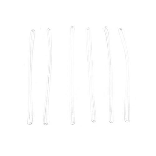 30 Pcs Transparent Luggage Loops Straps PVC Name Tag Loop Office | eBay