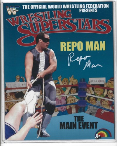 TE LJN REPO MAN SIGNED 8X10 WRESTLING PHOTO w/COA | eBay