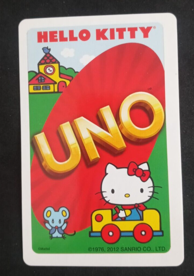 2012 Hello Kitty Uno Card Red #4 | eBay